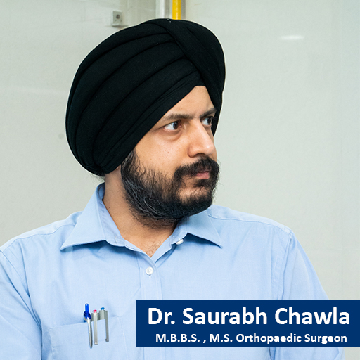 robotic knee replacement Surgeon in Kanpur Dr. Saurabh Chawla